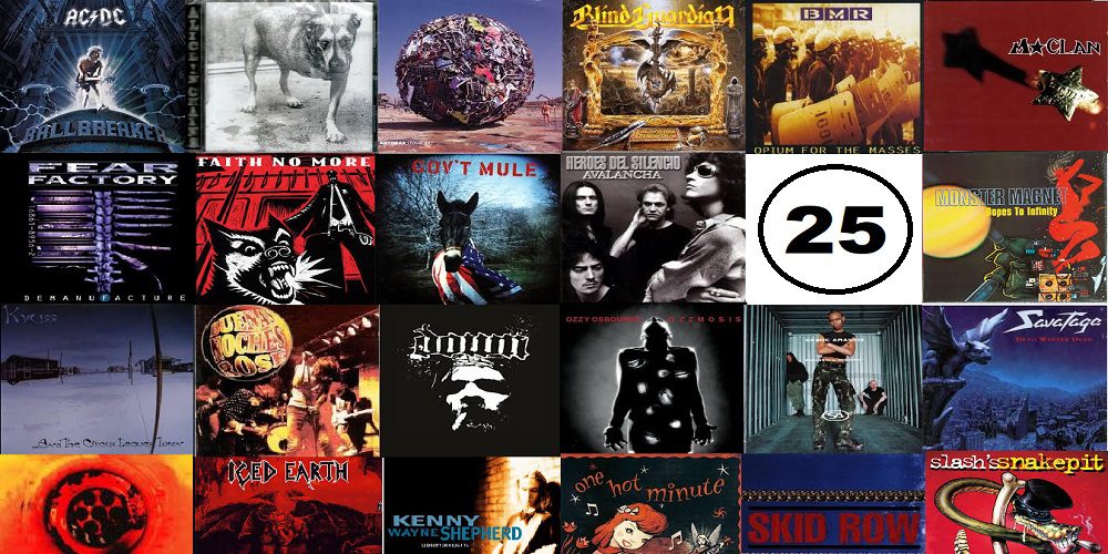 25 DISCOS DE 1995 QUE CUMPLEN 25 AÑOS - Rock The Best Music