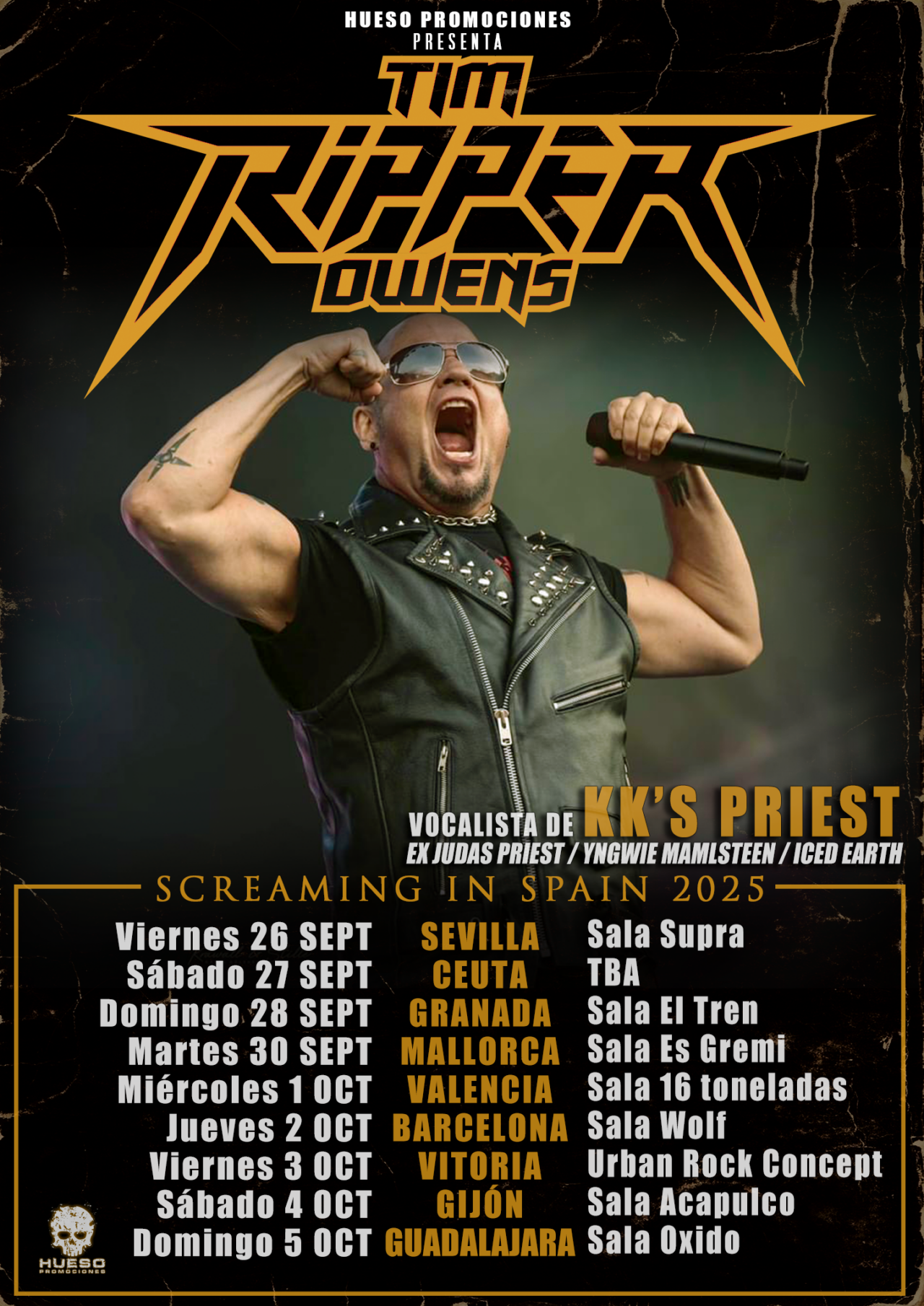 Tim Ripper Owens este otoño en una amplia gira por España - Rock The ...
